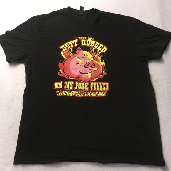 Very Important Tee | Shirts | Nugget Rib Cookoff Vintage Tshirt Black ...